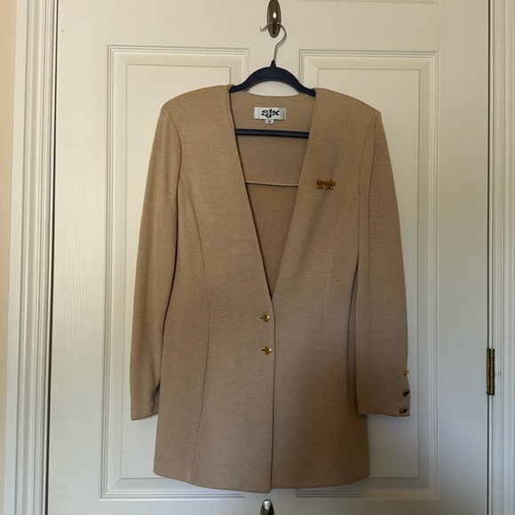 St. John | Jackets & Coats | Vintage St John Structured Cardigan | Poshmark